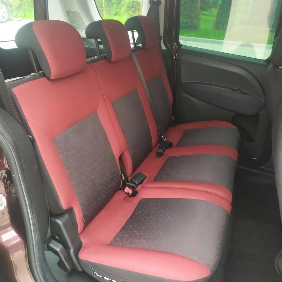 Red Fiat Doblo 2013 in Birzai, with an engine capacity of 1.37 L and mileage of 214 thousand km for 3650 €, photo 21 on AUTOMOTO.COM.LV