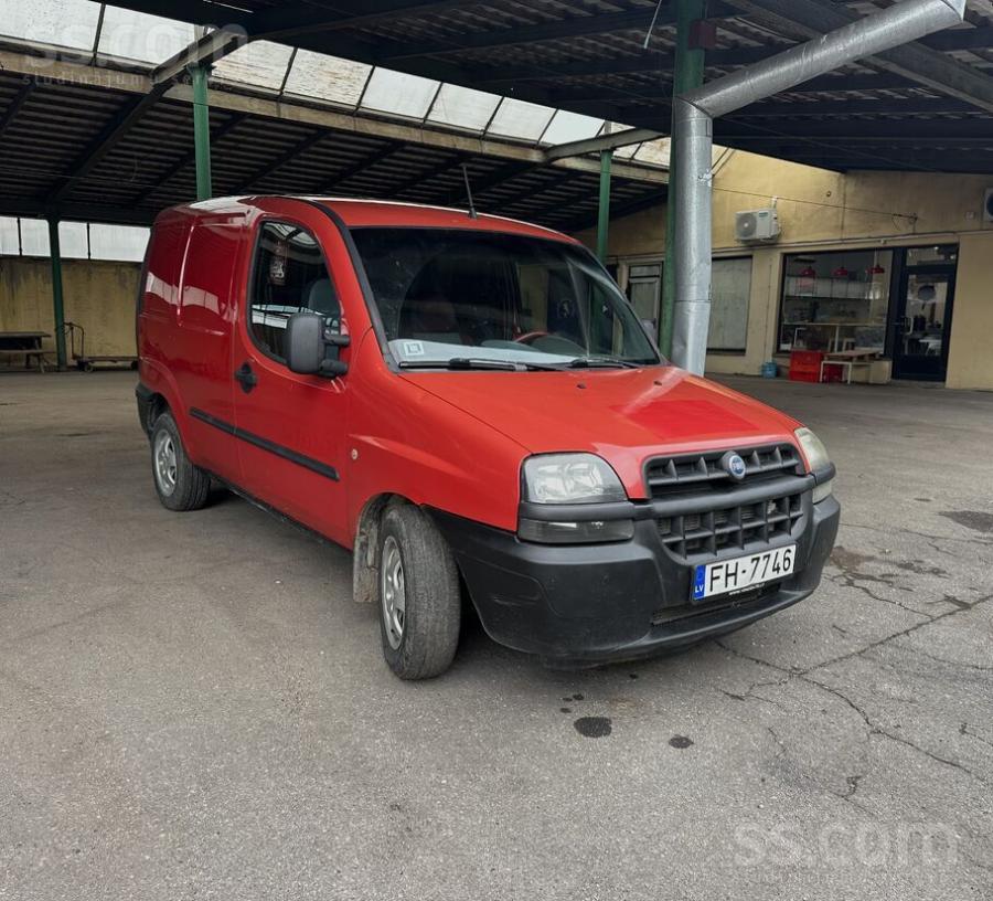Sarkans Fiat Doblo 2004 Rīga, ar dzinēja tilpumu 1.30 L un nobraukumu 323 tūkst. km par 750 €, foto 1 vietnē AUTOMOTO.COM.LV