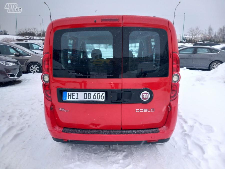Sarkans Fiat Doblo 2014 Klaipėda, ar dzinēja tilpumu 1.60 L un nobraukumu 243 tūkst. km par 3800 €, foto 7 vietnē AUTOMOTO.COM.LV