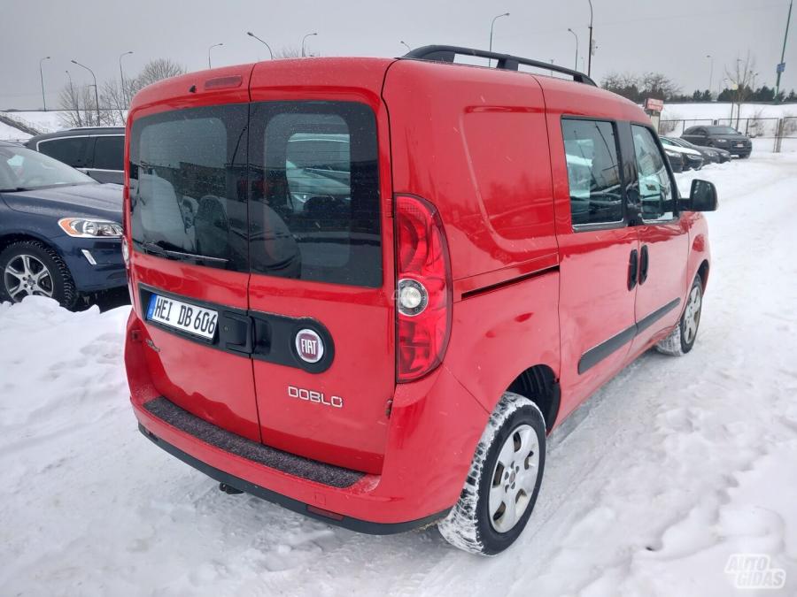Sarkans Fiat Doblo 2014 Klaipėda, ar dzinēja tilpumu 1.60 L un nobraukumu 243 tūkst. km par 3800 €, foto 8 vietnē AUTOMOTO.COM.LV