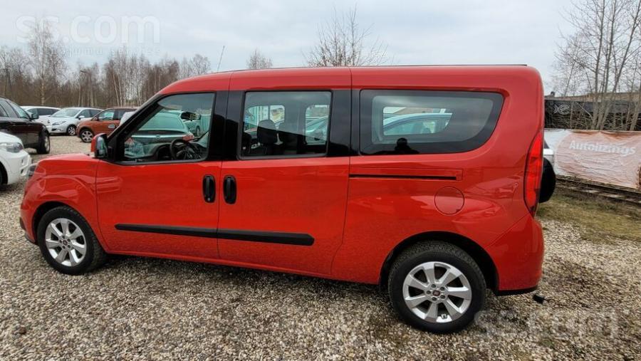 Sarkans Fiat Doblo 2019 Daugavpils, ar dzinēja tilpumu 1.60 L un nobraukumu 213 tūkst. km par 9950 €, foto 2 vietnē AUTOMOTO.COM.LV