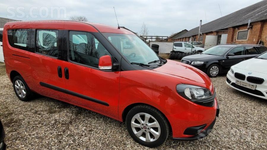 Sarkans Fiat Doblo 2019 Daugavpils, ar dzinēja tilpumu 1.60 L un nobraukumu 213 tūkst. km par 9950 €, foto 5 vietnē AUTOMOTO.COM.LV