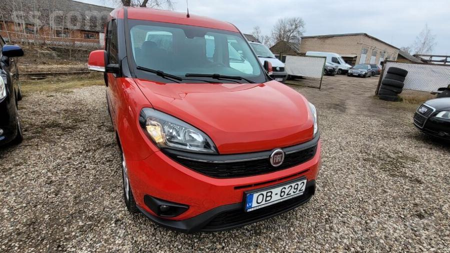 Sarkans Fiat Doblo 2019 Daugavpils, ar dzinēja tilpumu 1.60 L un nobraukumu 213 tūkst. km par 9950 €, foto 6 vietnē AUTOMOTO.COM.LV