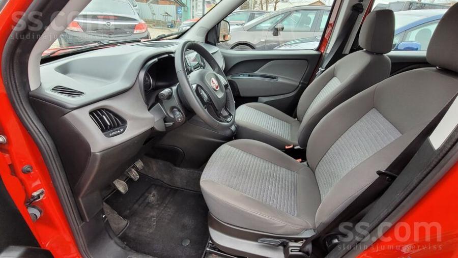 Sarkans Fiat Doblo 2019 Daugavpils, ar dzinēja tilpumu 1.60 L un nobraukumu 213 tūkst. km par 9950 €, foto 9 vietnē AUTOMOTO.COM.LV