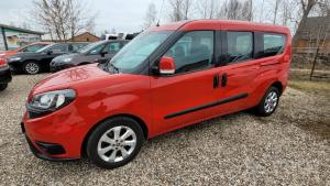 Sarkans Fiat Doblo 2019 Daugavpils, ar dzinēja tilpumu 1.60 L un nobraukumu 213 tūkst. km par 8990 €, foto  vietnē AUTOMOTO.COM.LV