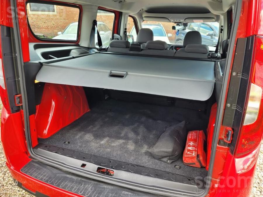 Sarkans Fiat Doblo 2019 Daugavpils, ar dzinēja tilpumu 1.60 L un nobraukumu 213 tūkst. km par 8990 €, foto 14 vietnē AUTOMOTO.COM.LV