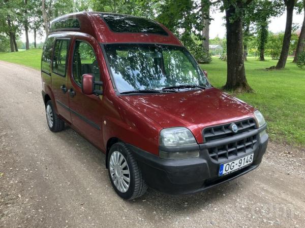 Red Fiat Doblo 2006 in Jelgava, with an engine capacity of 1.30 L and mileage of 251 thousand km for 1850 €, photo 1 on AUTOMOTO.COM.LV