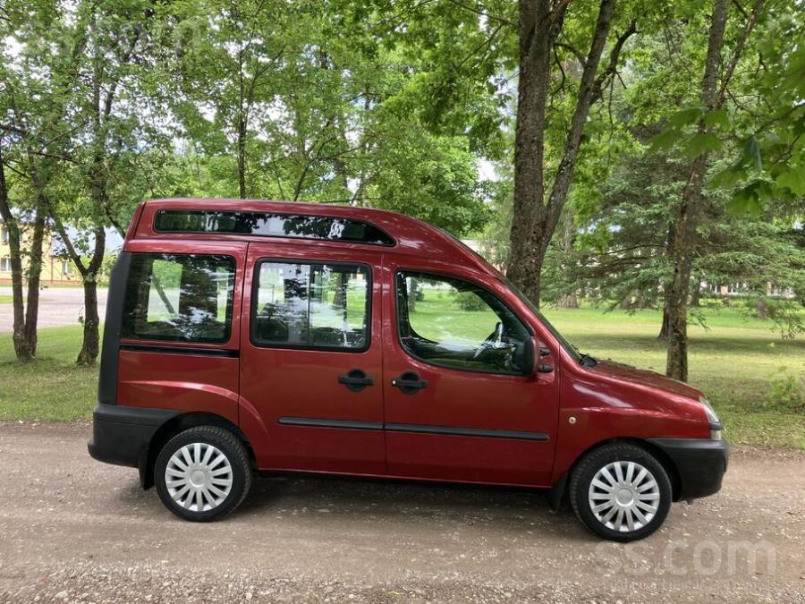 Sarkans Fiat Doblo 2006 Jelgava, ar dzinēja tilpumu 1.30 L un nobraukumu 251 tūkst. km par 1850 €, foto 5 vietnē AUTOMOTO.COM.LV