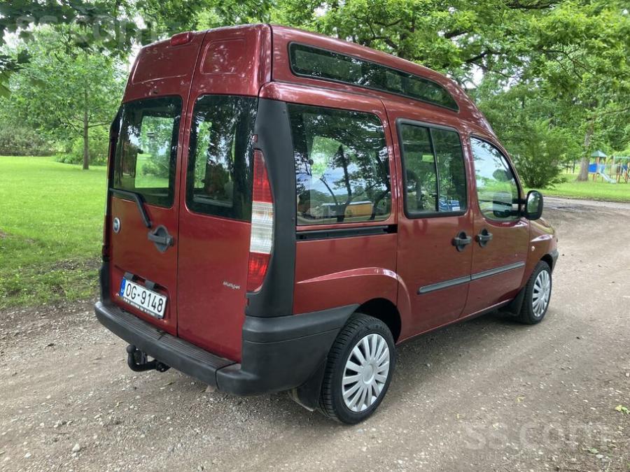 Sarkans Fiat Doblo 2006 Jelgava, ar dzinēja tilpumu 1.30 L un nobraukumu 251 tūkst. km par 1850 €, foto 9 vietnē AUTOMOTO.COM.LV