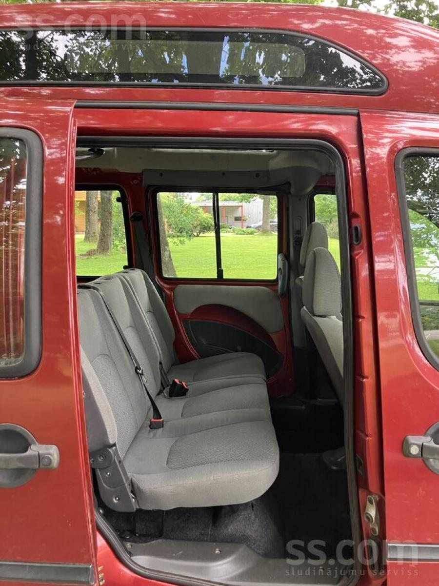 Sarkans Fiat Doblo 2006 Jelgava, ar dzinēja tilpumu 1.30 L un nobraukumu 251 tūkst. km par 1850 €, foto 13 vietnē AUTOMOTO.COM.LV