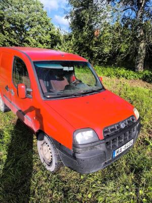 Red Fiat Doblo 2001 in Jelgava, with an engine capacity of 1.90 L and mileage of 158 thousand km for 1700 €, photo  on AUTOMOTO.COM.LV