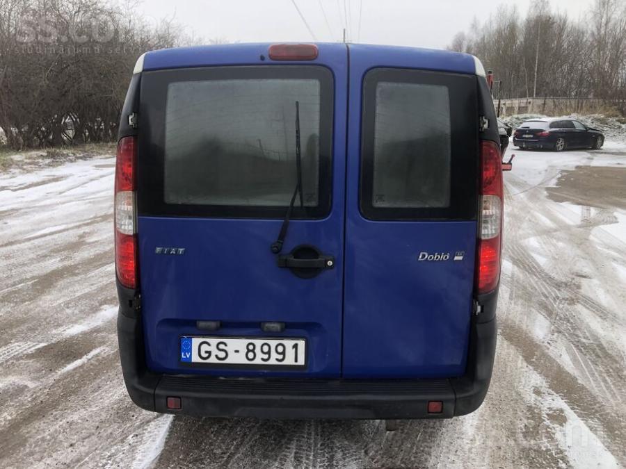 Balts Fiat Doblo 2007 Ogre, ar dzinēja tilpumu 1.90 L un nobraukumu 401 tūkst. km par 2050 €, foto 5 vietnē AUTOMOTO.COM.LV