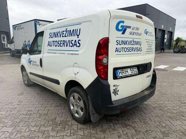 White Fiat Doblo 2015 in Klaipeda, with an engine capacity of 1.25 L and mileage of 180 thousand km for 1500 €, photo 6 on AUTOMOTO.COM.LV