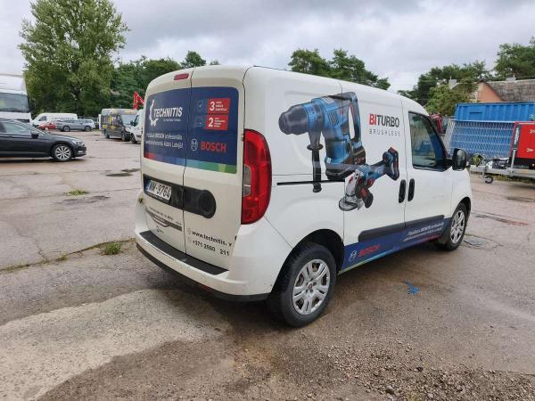 Balts Fiat Doblo 2016 Kauņa, ar dzinēja tilpumu 1.25 L un nobraukumu 203 tūkst. km par 1700 €, foto 4 vietnē AUTOMOTO.COM.LV