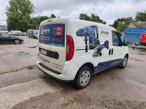 White Fiat Doblo 2016 in Kaunas, with an engine capacity of 1.25 L and mileage of 203 thousand km for 1700 €, photo 4 on AUTOMOTO.COM.LV