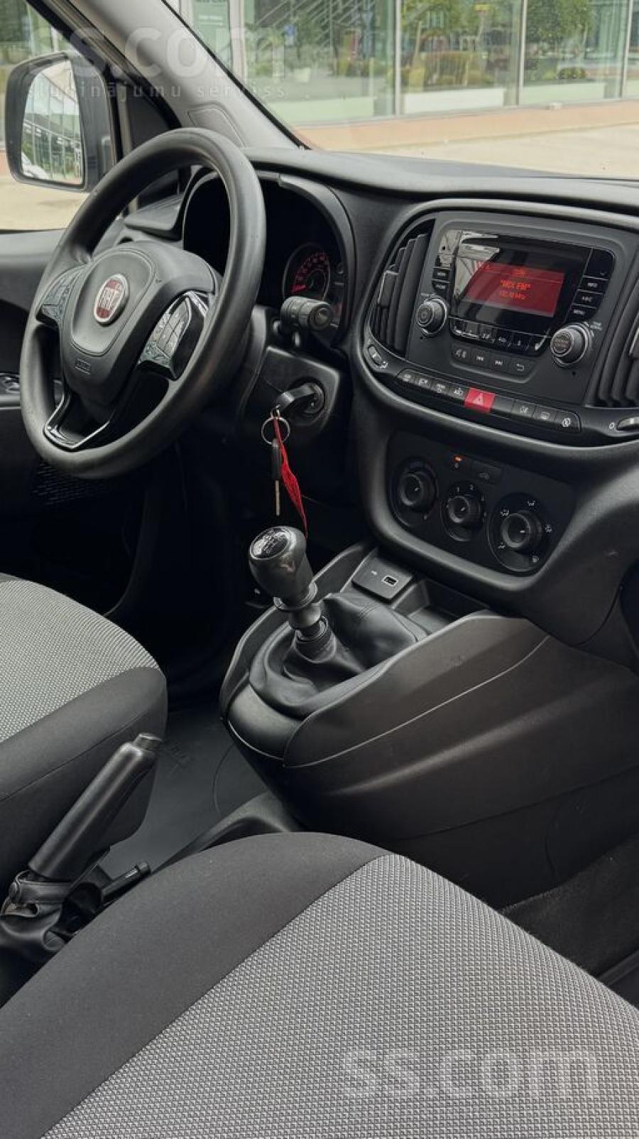White Fiat Doblo 2021 in Riga, with an engine capacity of 1.60 L and mileage of 232 thousand km for 5200 €, photo 21 on AUTOMOTO.COM.LV