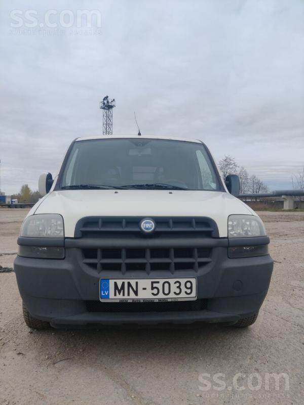 Balts Fiat Doblo 2003 Rīga, ar dzinēja tilpumu 1.90 L un nobraukumu 155 tūkst. km par 1500 €, foto 1 vietnē AUTOMOTO.COM.LV