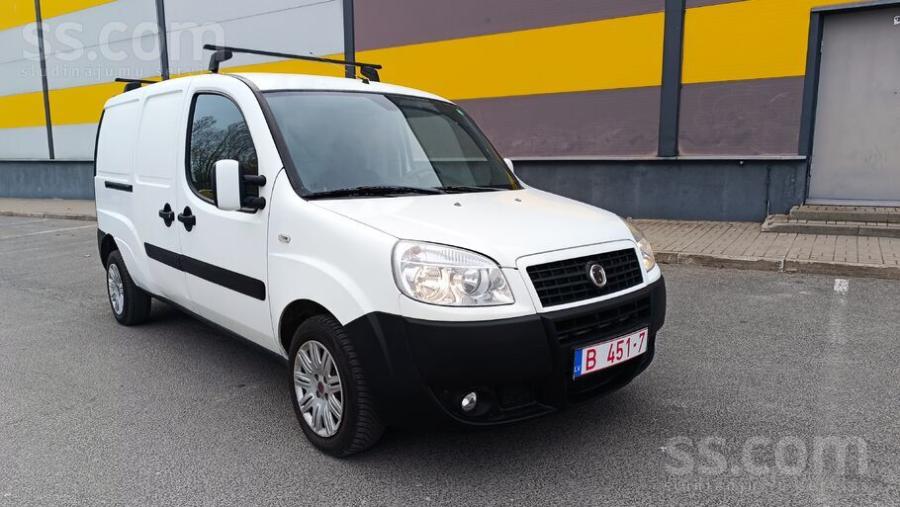 White Fiat Doblo 2009 in Riga, with an engine capacity of 1.90 L and mileage of 186 thousand km for 3550 €, photo 3 on AUTOMOTO.COM.LV