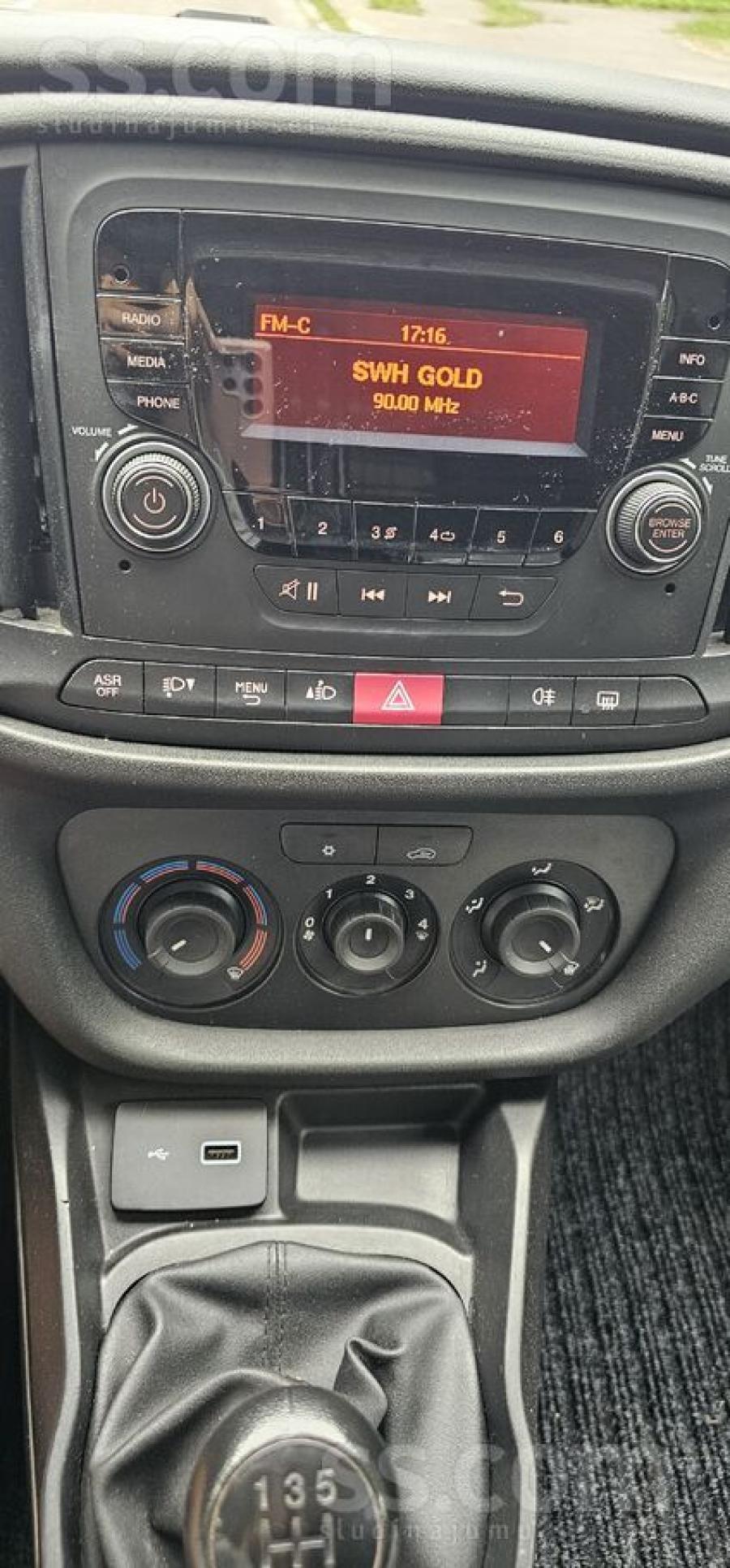 Balts Fiat Doblo 2018 Rīga, ar dzinēja tilpumu 1.30 L un nobraukumu 242 tūkst. km par 5720 €, foto 8 vietnē AUTOMOTO.COM.LV