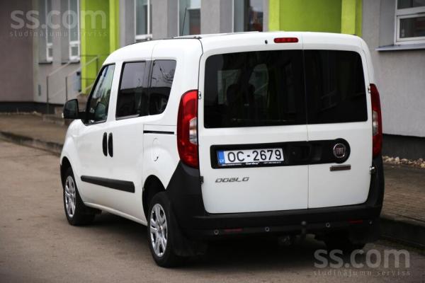 Balts Fiat Doblo 2020 Rīga, ar dzinēja tilpumu 1.30 L un nobraukumu 268 tūkst. km par 9995 €, foto 7 vietnē AUTOMOTO.COM.LV