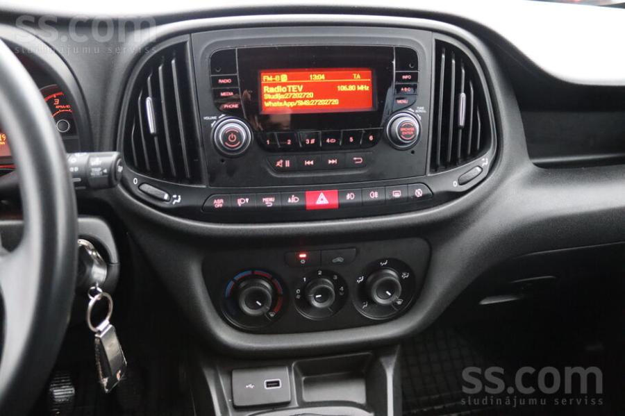 Balts Fiat Doblo 2022 Rīga, ar dzinēja tilpumu 1.60 L un nobraukumu 71 tūkst. km par 12990 €, foto 13 vietnē AUTOMOTO.COM.LV