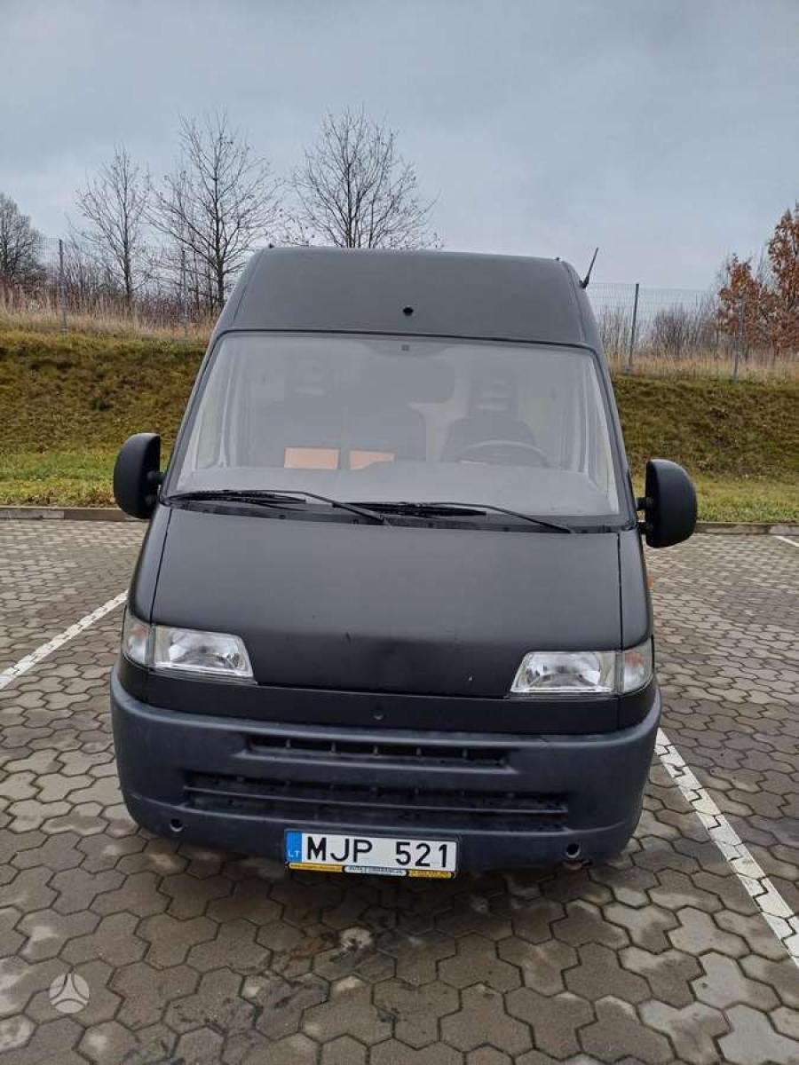 Black Fiat Ducato 2000 in Kaunas, with an engine capacity of 2.80 L and mileage of 406 thousand km for 4500 €, photo 6 on AUTOMOTO.COM.LV