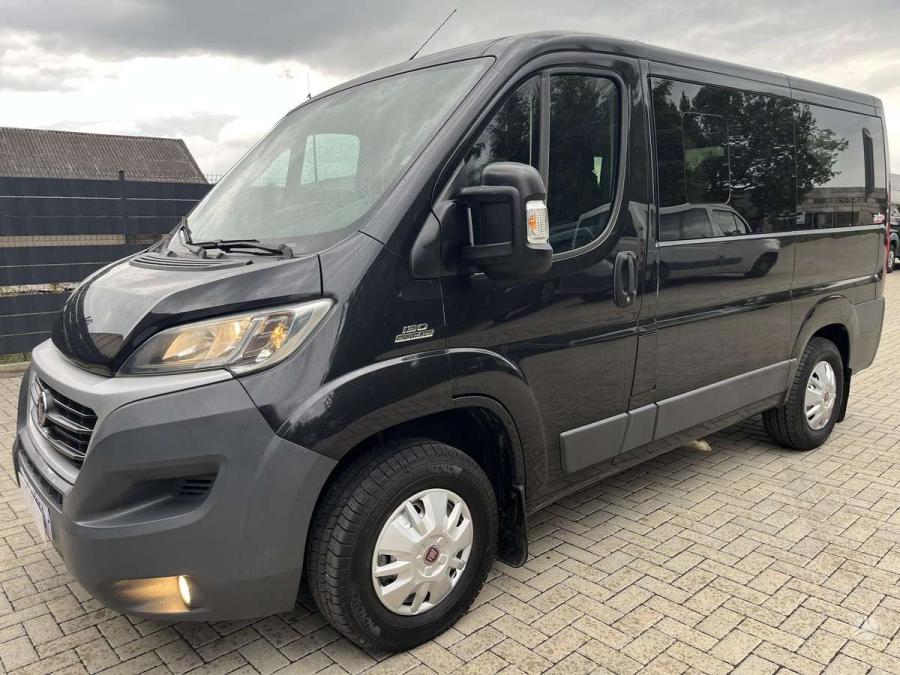 Black Fiat Ducato 2015 in Taurage, with an engine capacity of 2.30 L and mileage of 149 thousand km for 10500 €, photo 1 on AUTOMOTO.COM.LV