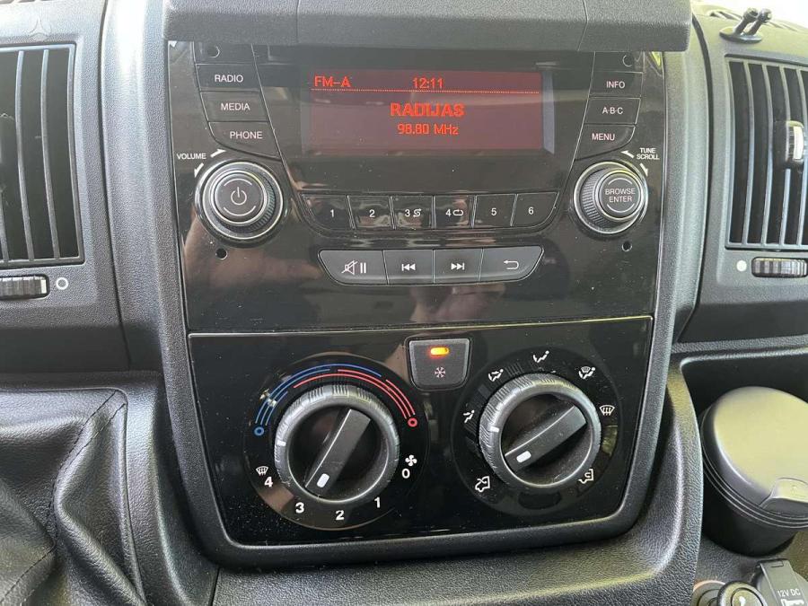 Black Fiat Ducato 2018 in Taurage, with an engine capacity of 2.30 L and mileage of 154 thousand km for 15990 €, photo 20 on AUTOMOTO.COM.LV