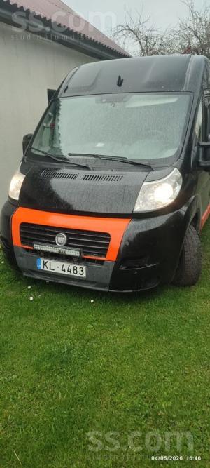 Melns Fiat Ducato 2007 Ogre, ar dzinēja tilpumu 2.30 L un nobraukumu 999 tūkst. km par 2500 €, foto  vietnē AUTOMOTO.COM.LV