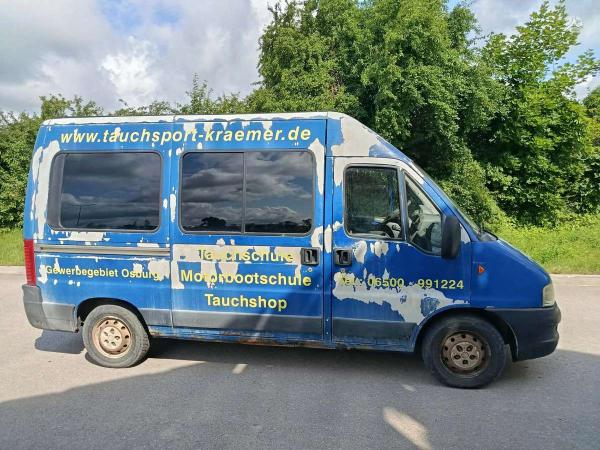 Blue Fiat Ducato 2005 in Ukmerge, with an engine capacity of 2.30 L and mileage of 380 thousand km for 1200 €, photo 6 on AUTOMOTO.COM.LV