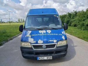 Blue Fiat Ducato 2005 in Ukmerge, with an engine capacity of 2.30 L and mileage of 330 thousand km for 850 €, photo 1 on AUTOMOTO.COM.LV