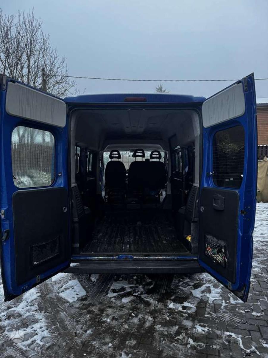 Blue Fiat Ducato 2008 in Vilnius, with an engine capacity of 2.20 L and mileage of 361 thousand km for 4400 €, photo 9 on AUTOMOTO.COM.LV