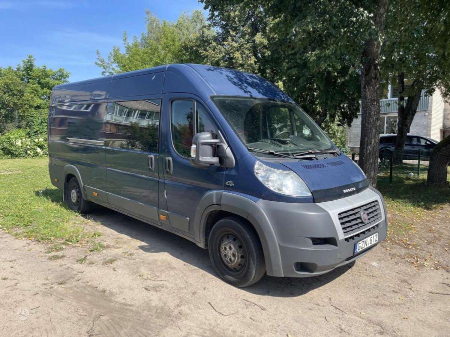 Blue Fiat Ducato 2013 in Vilnius, with an engine capacity of 2.29 L and mileage of 510 thousand km for 3200 €, photo 1 on AUTOMOTO.COM.LV