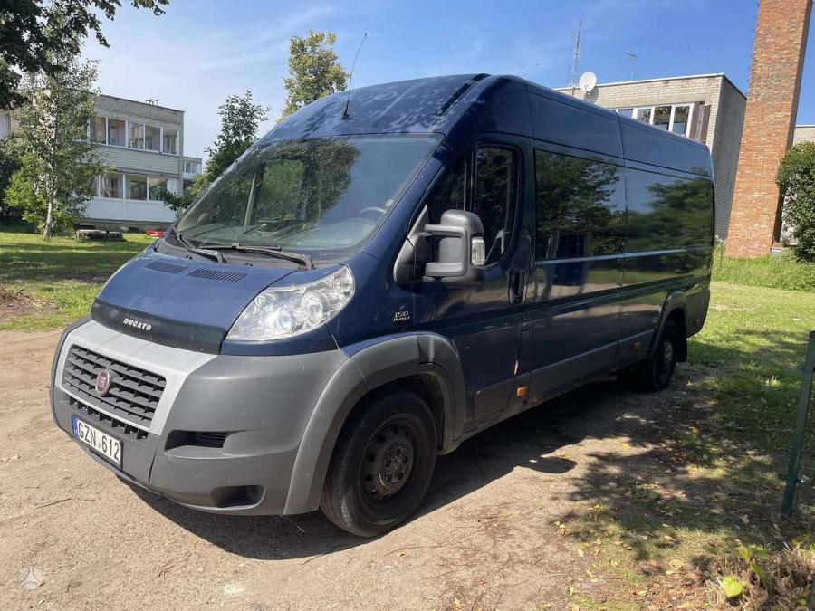 Blue Fiat Ducato 2013 in Vilnius, with an engine capacity of 2.29 L and mileage of 510 thousand km for 3200 €, photo 16 on AUTOMOTO.COM.LV