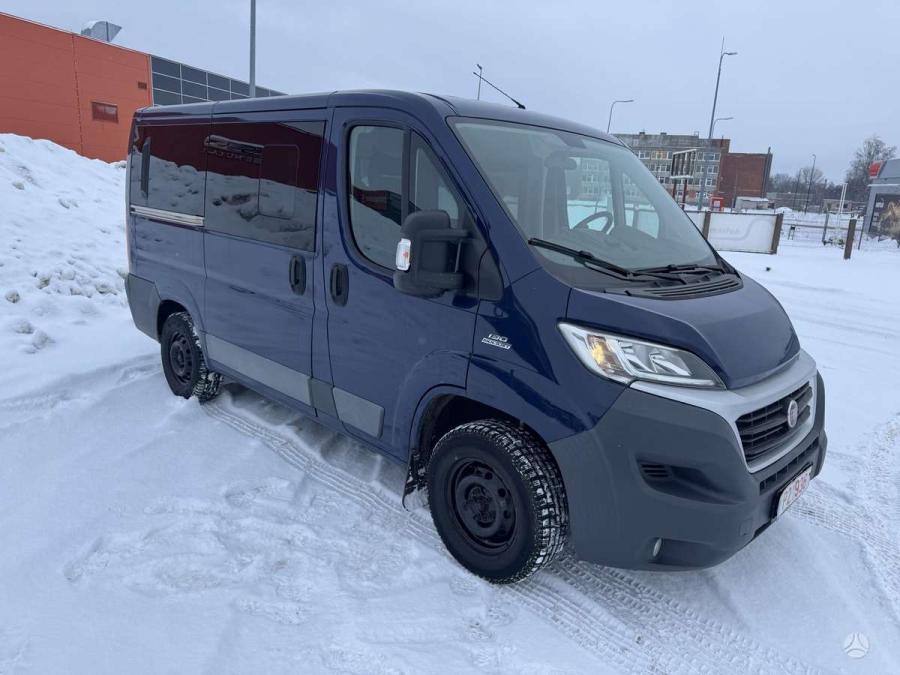 Blue Fiat Ducato 2016 in Taurage, with an engine capacity of 2.30 L and mileage of 209 thousand km for 8400 €, photo 8 on AUTOMOTO.COM.LV
