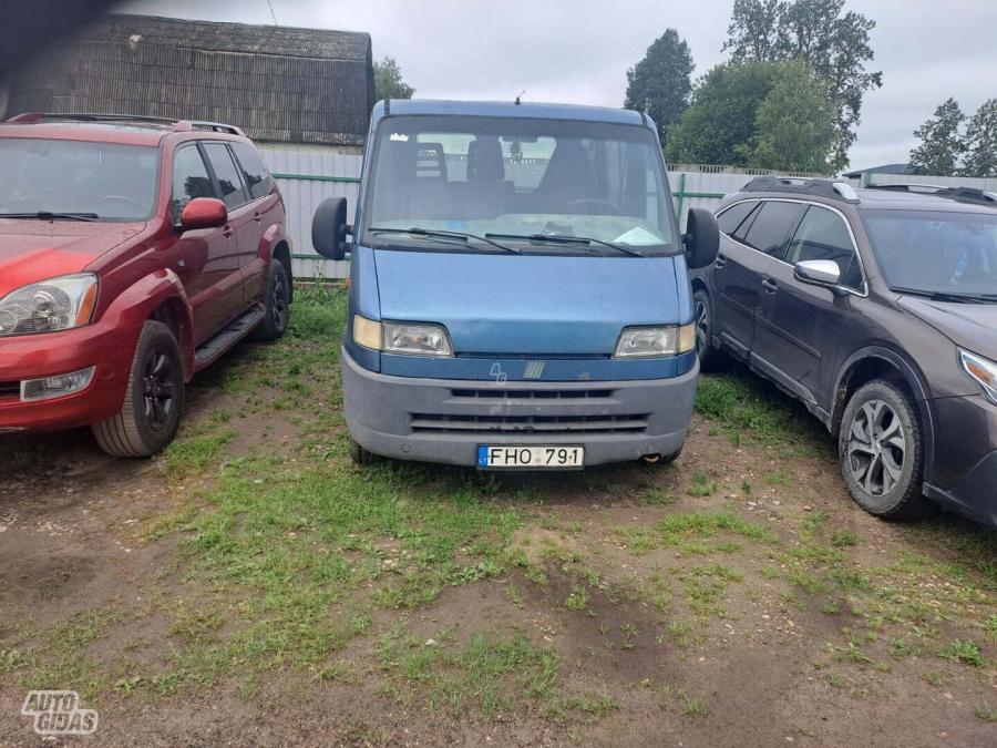 Blue Fiat Ducato 1995 in Vilnius, with an engine capacity of 2.00 L and mileage of 100 thousand km for 550 €, photo 1 on AUTOMOTO.COM.LV