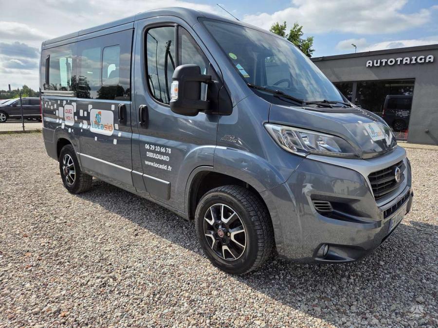 Grey Fiat Ducato 2016 in Taurage, with an engine capacity of 2.29 L and mileage of 263 thousand km for 8300 €, photo 8 on AUTOMOTO.COM.LV
