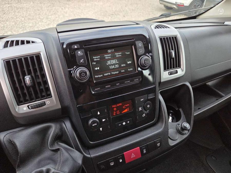 Grey Fiat Ducato 2016 in Taurage, with an engine capacity of 2.29 L and mileage of 263 thousand km for 8300 €, photo 17 on AUTOMOTO.COM.LV