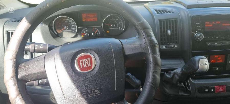 Grey Fiat Ducato 2017 in Taurage, with an engine capacity of 2.30 L and mileage of 412 thousand km for 5500 €, photo 12 on AUTOMOTO.COM.LV