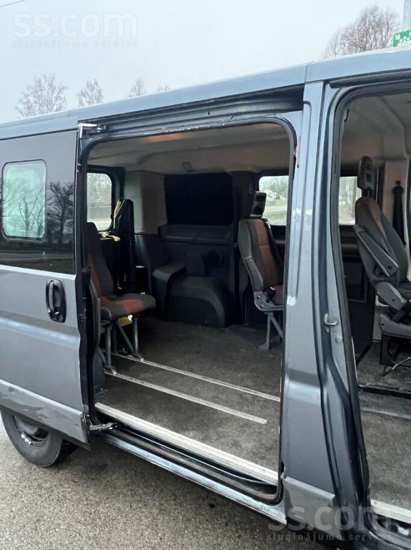 Pelēks Fiat Ducato 2008 Ogre, ar dzinēja tilpumu 2.20 L un nobraukumu 210 tūkst. km par 7000 €, foto 9 vietnē AUTOMOTO.COM.LV
