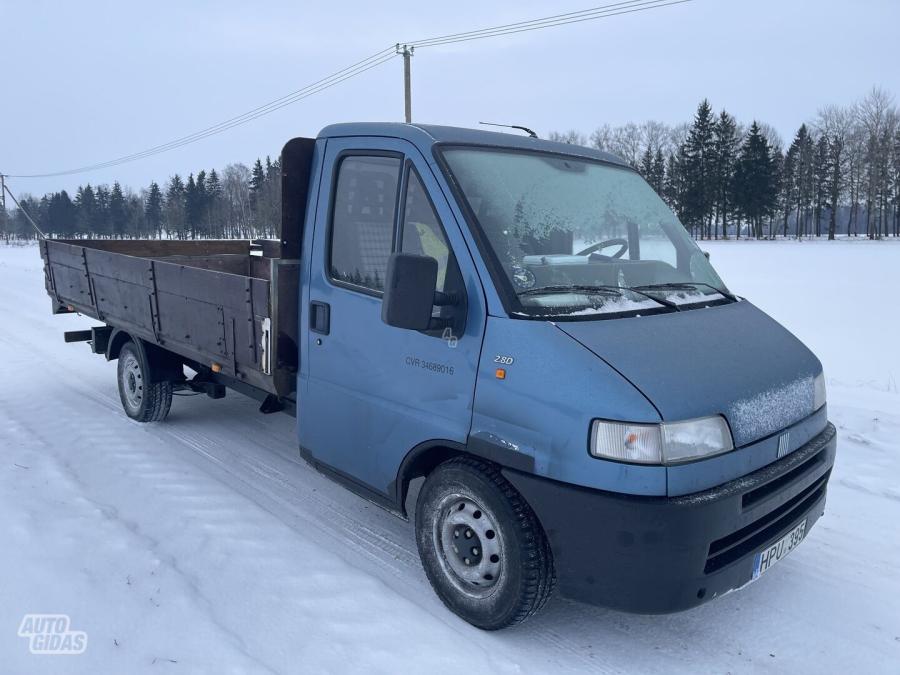 Fiat Ducato 1998 Raseiniai, ar dzinēja tilpumu 2.80 L un nobraukumu 201 tūkst. km par 1900 €, foto 1 vietnē AUTOMOTO.COM.LV