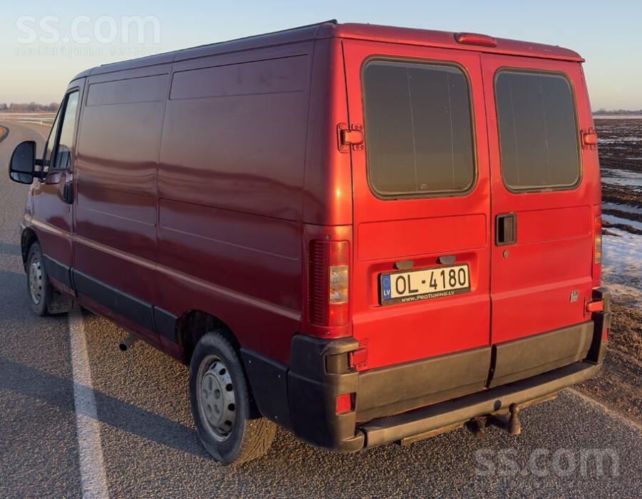 Sarkans Fiat Ducato 2002 Bauska, ar dzinēja tilpumu 2.00 L un nobraukumu 210 tūkst. km par 2300 €, foto 1 vietnē AUTOMOTO.COM.LV
