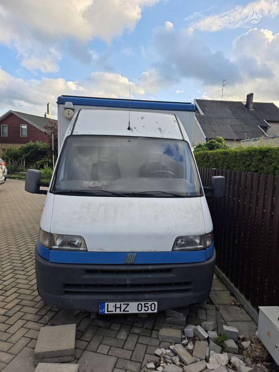 White Fiat Ducato 1996 in Marijampole, with an engine capacity of 2.50 L and mileage of 200 thousand km for 4200 €, photo 4 on AUTOMOTO.COM.LV
