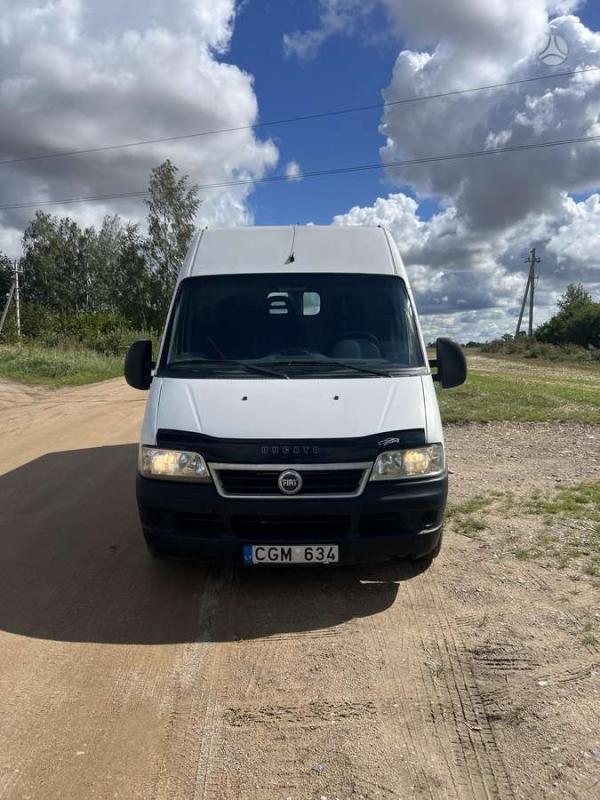 White Fiat Ducato 2003 in Marijampole, with an engine capacity of 2.80 L and mileage of 268 thousand km for 2500 €, photo 4 on AUTOMOTO.COM.LV