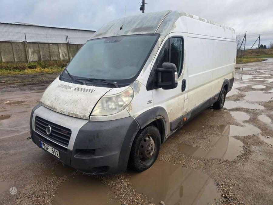 White Fiat Ducato 2007 in Vilnius, with an engine capacity of 3.00 L and mileage of 360 thousand km for 1400 €, photo 3 on AUTOMOTO.COM.LV