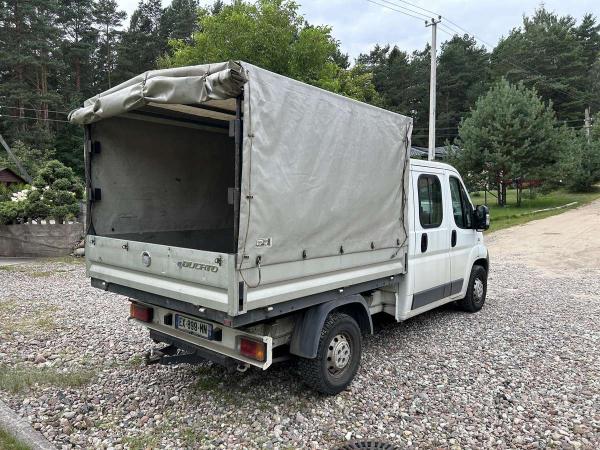 White Fiat Ducato 2008 in Prienai, with an engine capacity of 2.20 L and mileage of 215 thousand km for 4300 €, photo 4 on AUTOMOTO.COM.LV