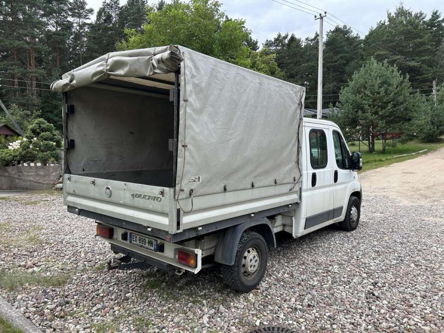 White Fiat Ducato 2008 in Prienai, with an engine capacity of 2.20 L and mileage of 215 thousand km for 4300 €, photo 5 on AUTOMOTO.COM.LV