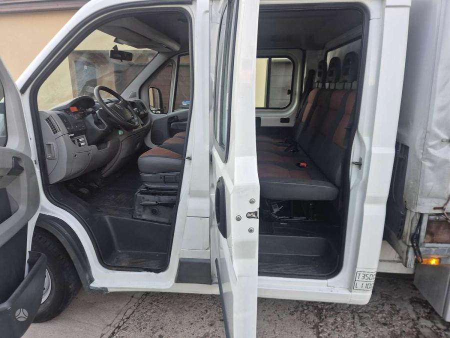 White Fiat Ducato 2008 in Taurage, with an engine capacity of 3.00 L and mileage of 170 thousand km for 5200 €, photo 6 on AUTOMOTO.COM.LV