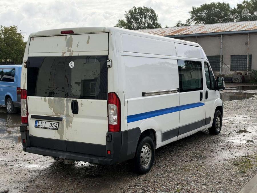 White Fiat Ducato 2008 in Klaipeda, with an engine capacity of 2.29 L and mileage of 358 thousand km for 3300 €, photo 5 on AUTOMOTO.COM.LV