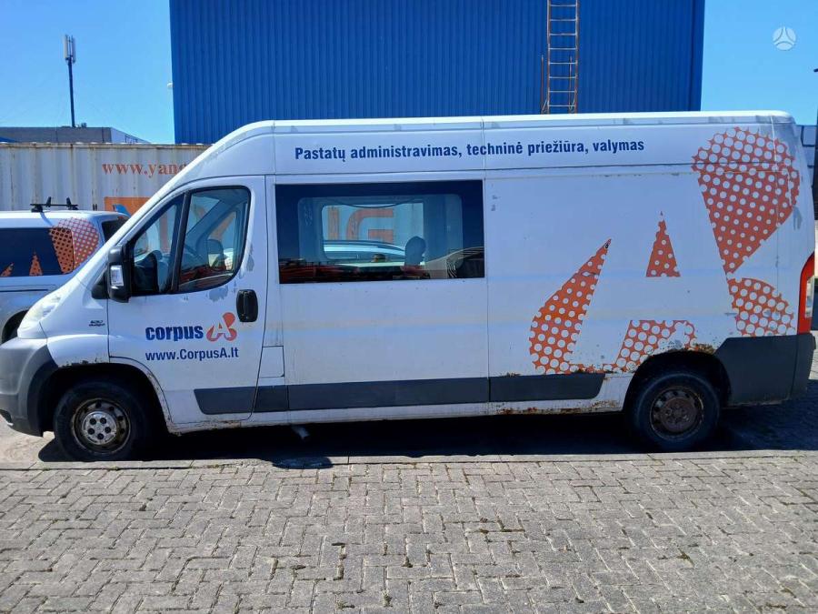 White Fiat Ducato 2010 in Vilnius, with an engine capacity of 2.29 L and mileage of 390 thousand km for 2499 €, photo 3 on AUTOMOTO.COM.LV